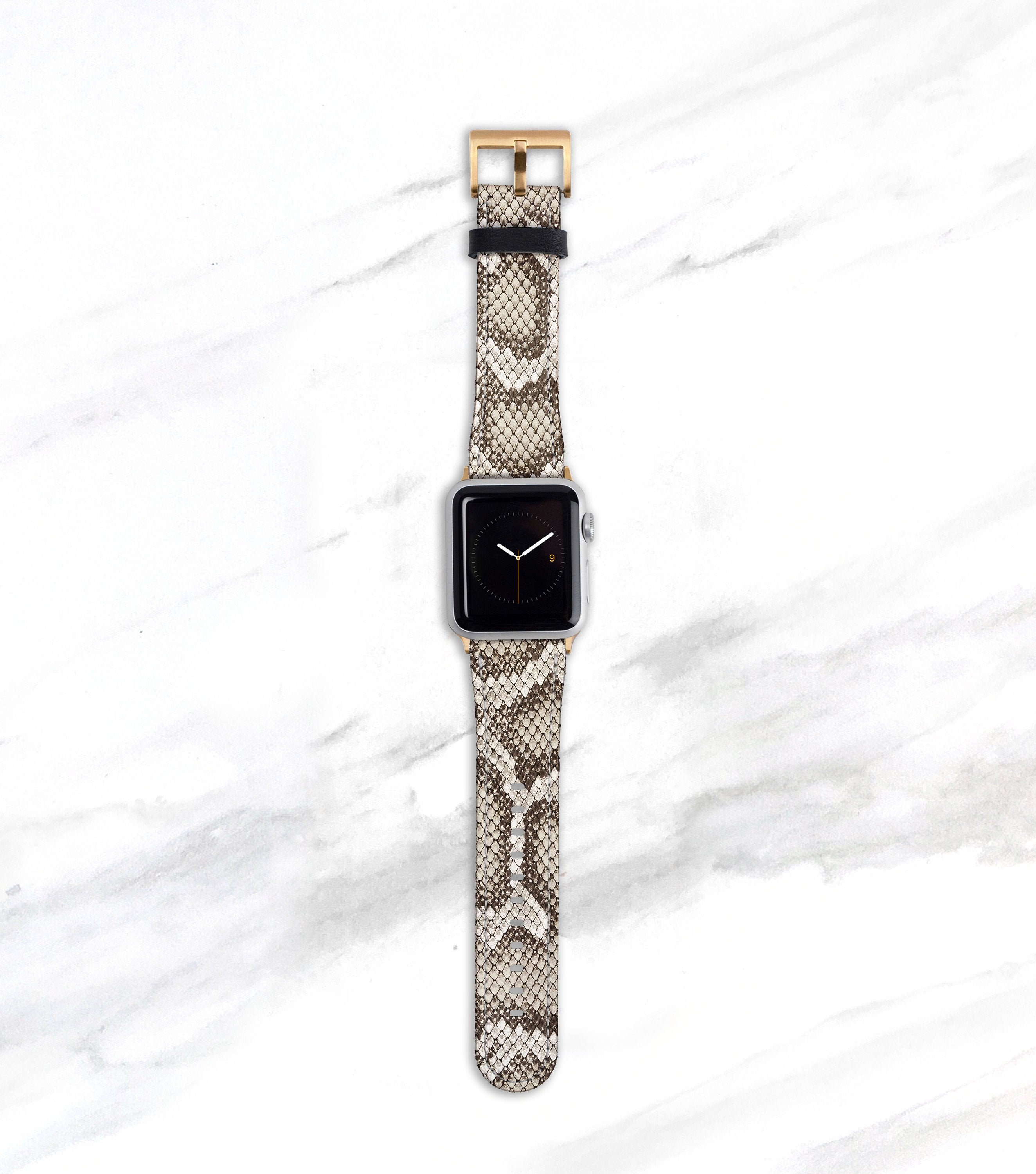 Apple Watch Band Roccia Snakeskin Print 41mm 40mm 38mm 42mm 44mm 49mm ...