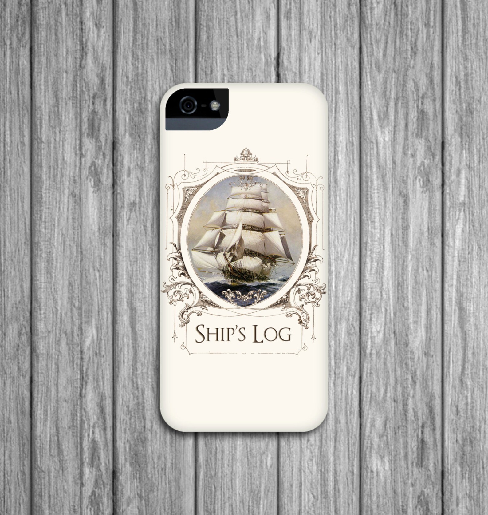 Travel Gift Vintage Nautical iPhone Case Ship's Log | Etsy