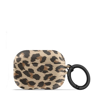 Leopard AirPod Case Animal Print Airpods Pro Hard Cover Keychain APM ...