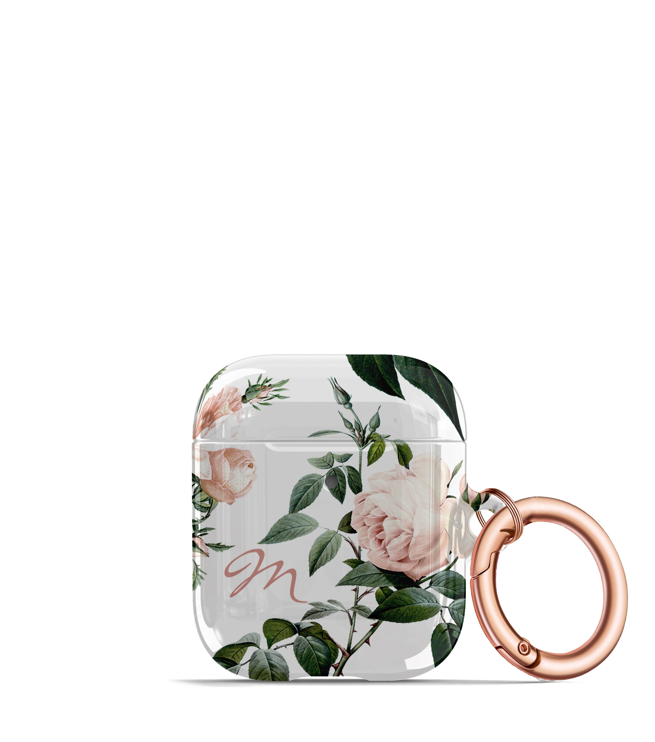 Rose Pattern AirPod Case Personalized AirPods Pro Hard Cover | Etsy