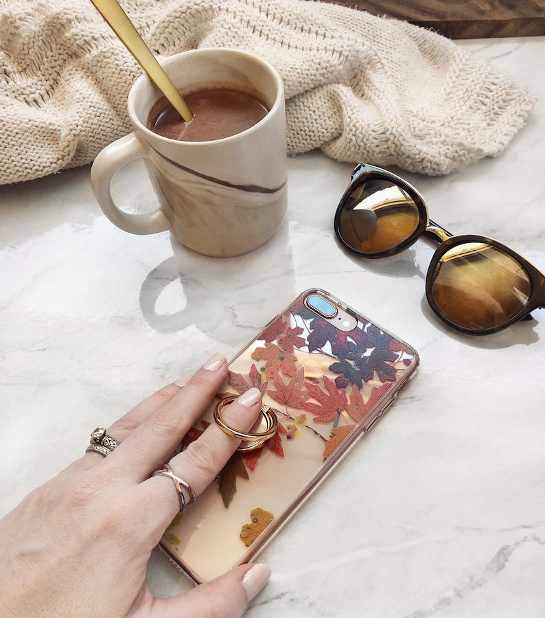 Fall Phone Case and Ring Grip for iPhone or Samsung Galaxy | Etsy
