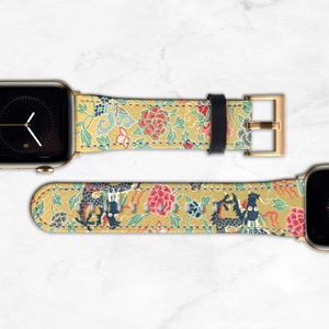 Asian Dragon Apple Watch Band for 40mm 38mm 42mm 44mm 49mm Womens Vegan ...