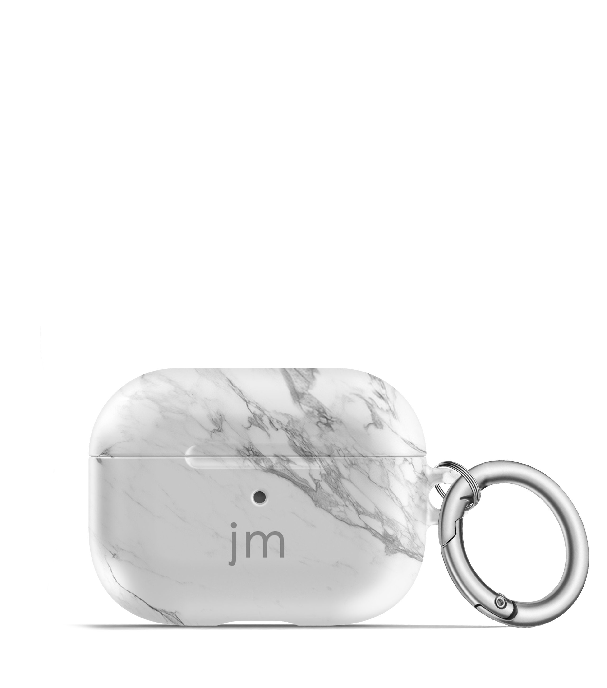 Matte Marble AirPod Case Personalized AirPods Pro Silver - Etsy Nederland