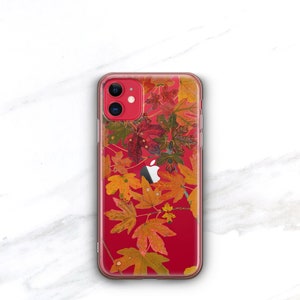 Fall Leaves Phone Case Ring Grip Stand Holder for iPhone or Samsung ...