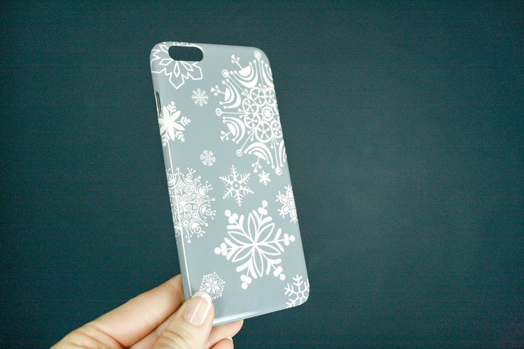 Snowflakes iPhone 16 15 14 13 Pro Max Case, Winter iPhone 16e Max 12 ...