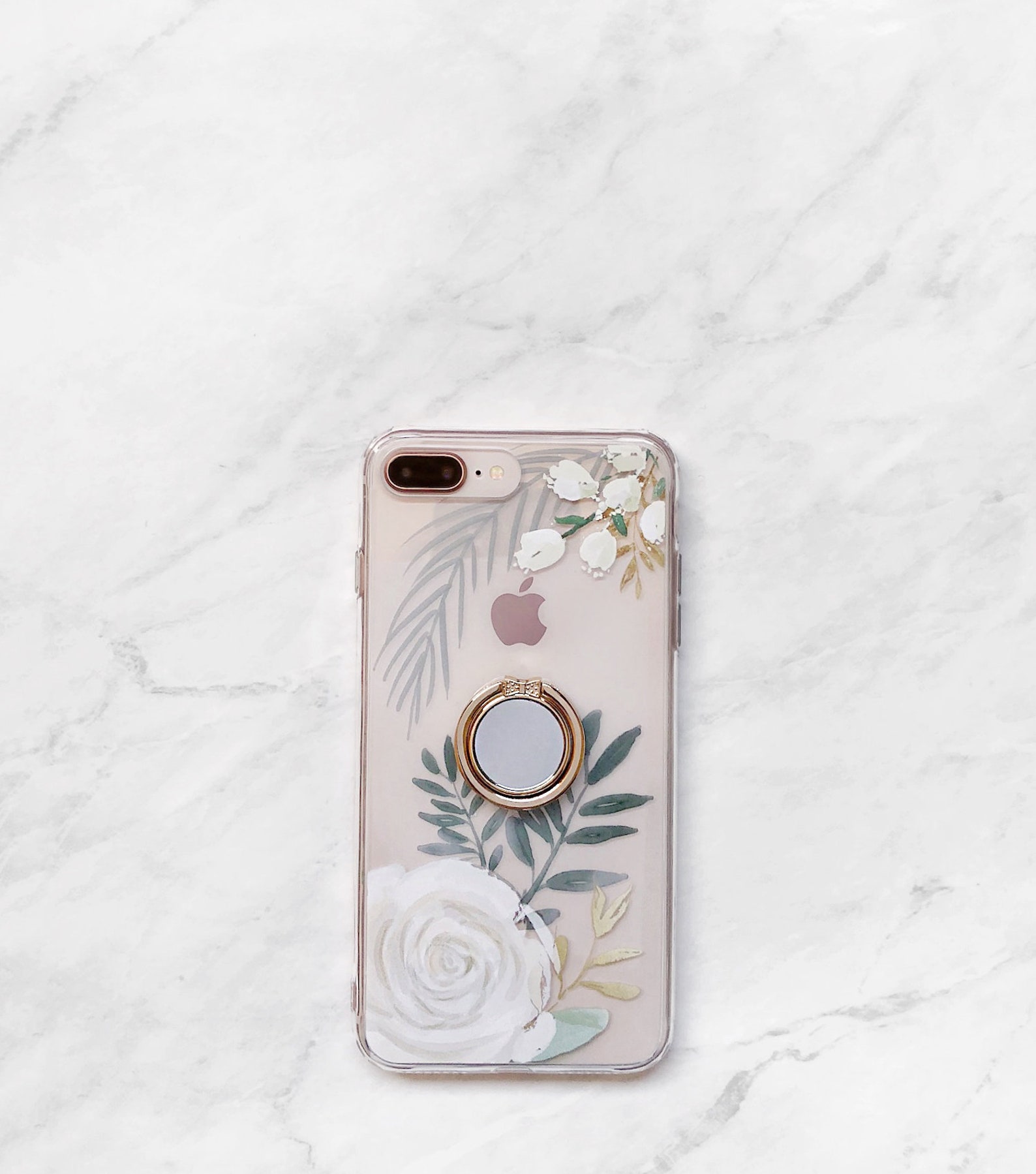 Phone Case and Ring Grip Holder for iPhone or Samsung Galaxy Watercolor ...