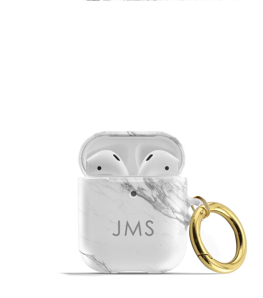 Matte Marble AirPod Case Gold Keychain, Personalized Airpods Pro APM ...