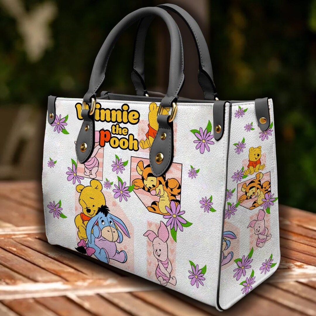 Winnie the Pooh Leather Handbag, Disney Winnie Pooh Wallet, Women ...