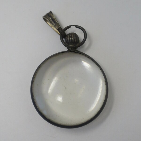 Glass Locket Pendant - Etsy