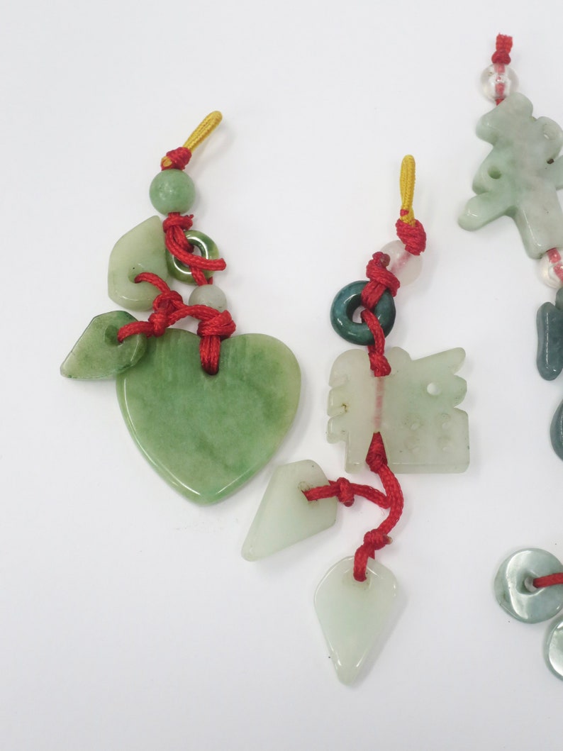 Lot of Vintage Jade & Semi Precious Stones Charms - Etsy