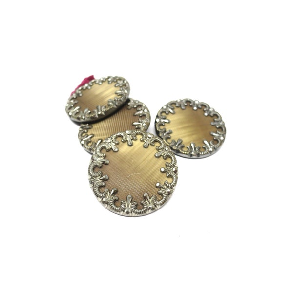 Antique Steel Cut Buttons - Etsy