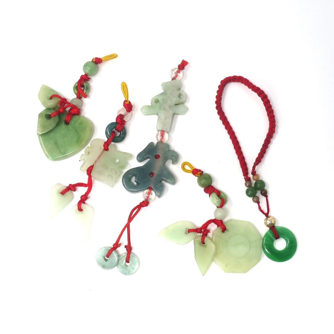 Lot of Vintage Jade & Semi Precious Stones Charms - Etsy