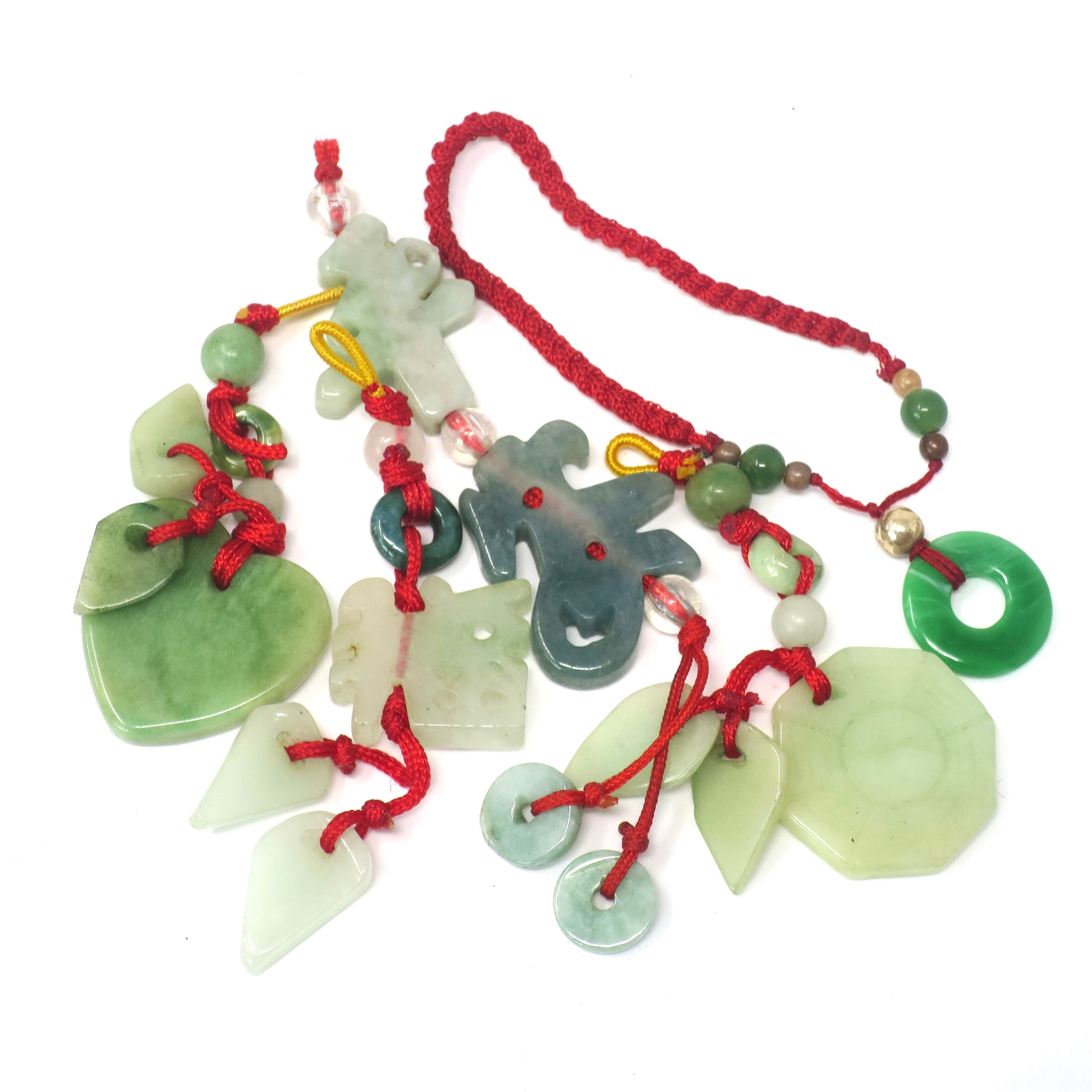 Lot of Vintage Jade & Semi Precious Stones Charms - Etsy