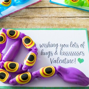 Snake Valentine Cards | Printable Snake Card Boy Valentine | Classroom ...