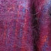 RUANA Handwoven Mohair in Ruby With Touches of Sapphire. Like - Etsy