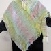 Ruana, Handmade and Handwoven, Woven With Ribbons. Pastels. Elegant and ...