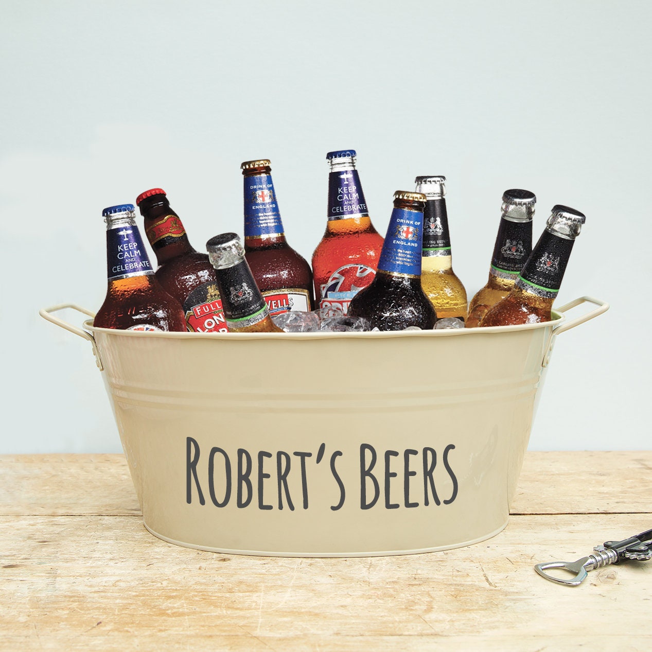 Father's Day Gift Dads Beer Bucket Drink cooler Light up Beer Bucket ...