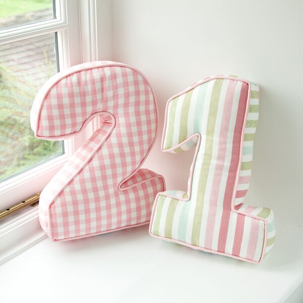 Number Pillow - Etsy