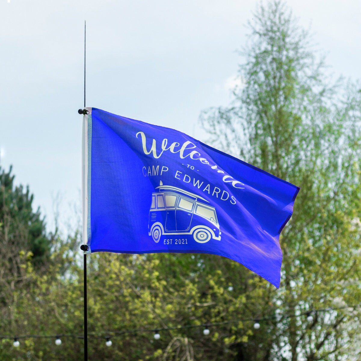 Personalised Van Camping Flag Adventure Gift Travel - Etsy