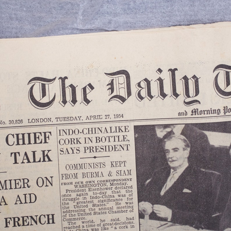 Original Newspaper From The Day You Were Born Etsy UK
