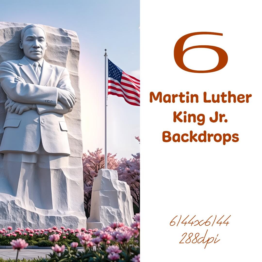 6 Martin Luther King Backdrops Stunning Martin Luther King Digital ...