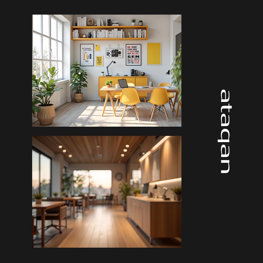 Modern Office Digital Backdrops for Professional Headshots & Business ...