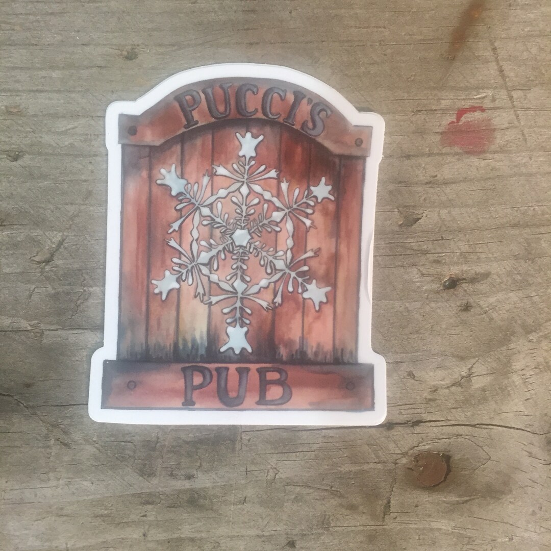 Pucci's Pub Vinyl Sticker - Etsy