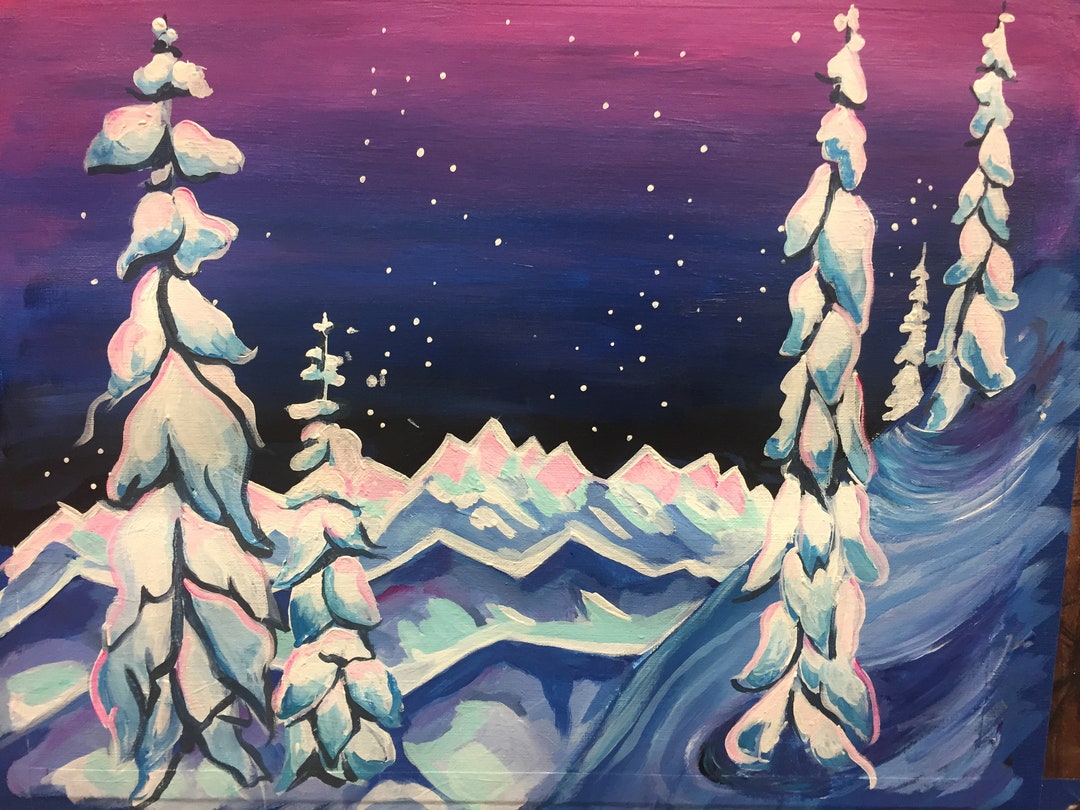 Snow Ghosts and the Seven Sisters Art Print - Etsy