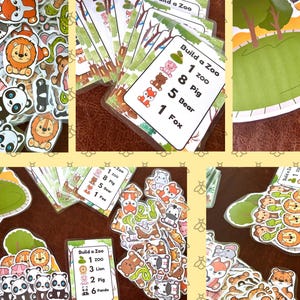 Build A Zoo Pretend Play Preschool Printable Busy Book Kindergarten ...