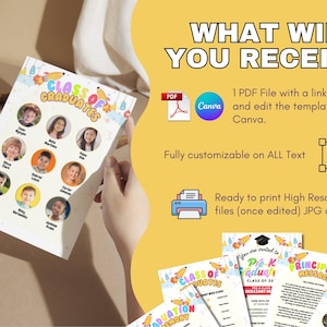 Preschool Graduation Program Template Class of 2025 Pre-k Printable ...