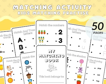 Printable Matching Worksheets, Match the Picture, Kindergarten ...
