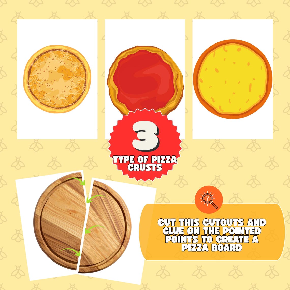 Build A Pizza Recipe for Preschool Maths Play Pretend Activity for Kids ...