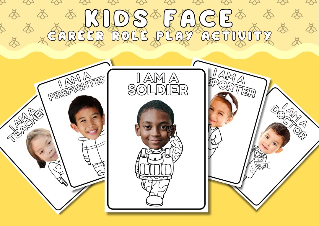 Play Pretend Occupation Activity Sheet,fun Career Role-play for Kids ...