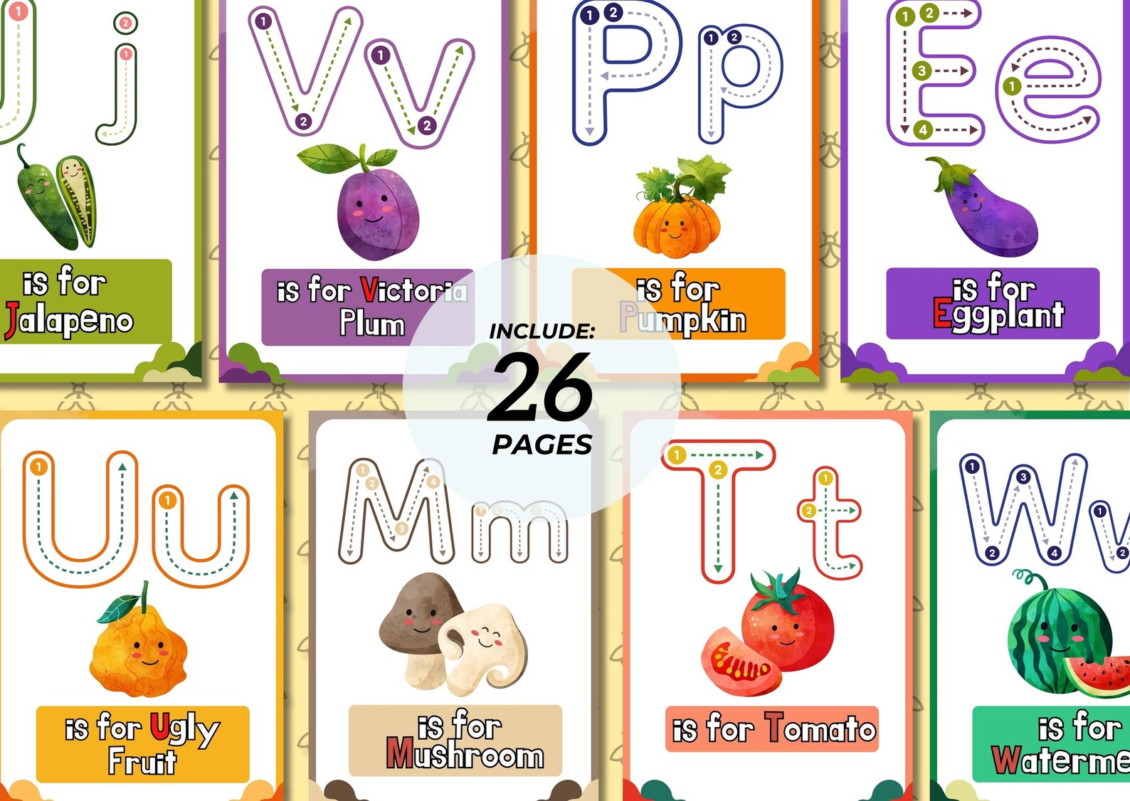 Alphabet Poster for Classroom Decoration Preschool Letter Flashcard ...