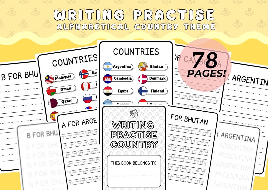 Handwriting Practise Writing Sentences Worksheet Preschool Activity ...