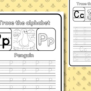 ABC Phonics Upper and Lowercase Tracing Worksheet Preschool ...