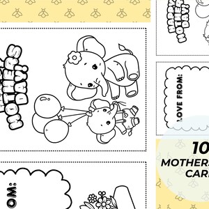 Mother's Day Printable All About My Mom Mothers Day Gift Card for ...