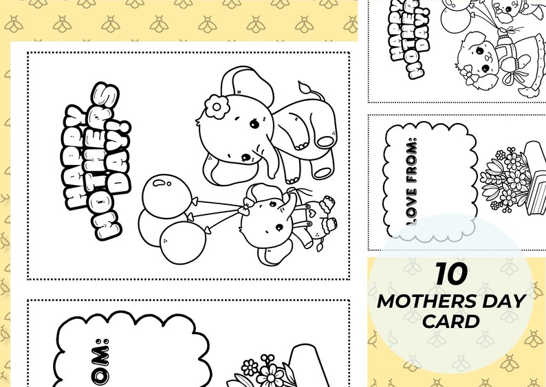 Mother's Day Printable All About My Mom Mothers Day Gift Card for ...