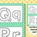 Alphabet Letter ABC Tracing Cards Preschool Homeschool Activity ...