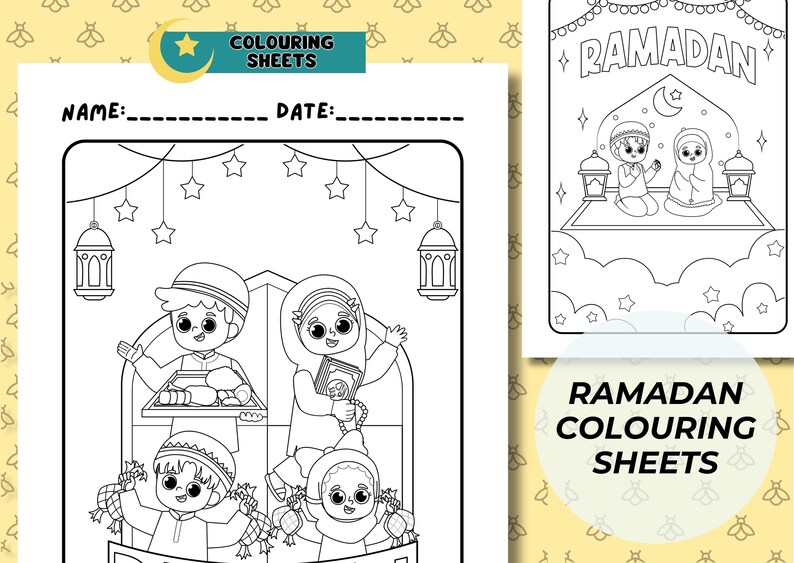 Eid Mubarak Colouring Money Envelope Printable Eid Envelope for Kids ...