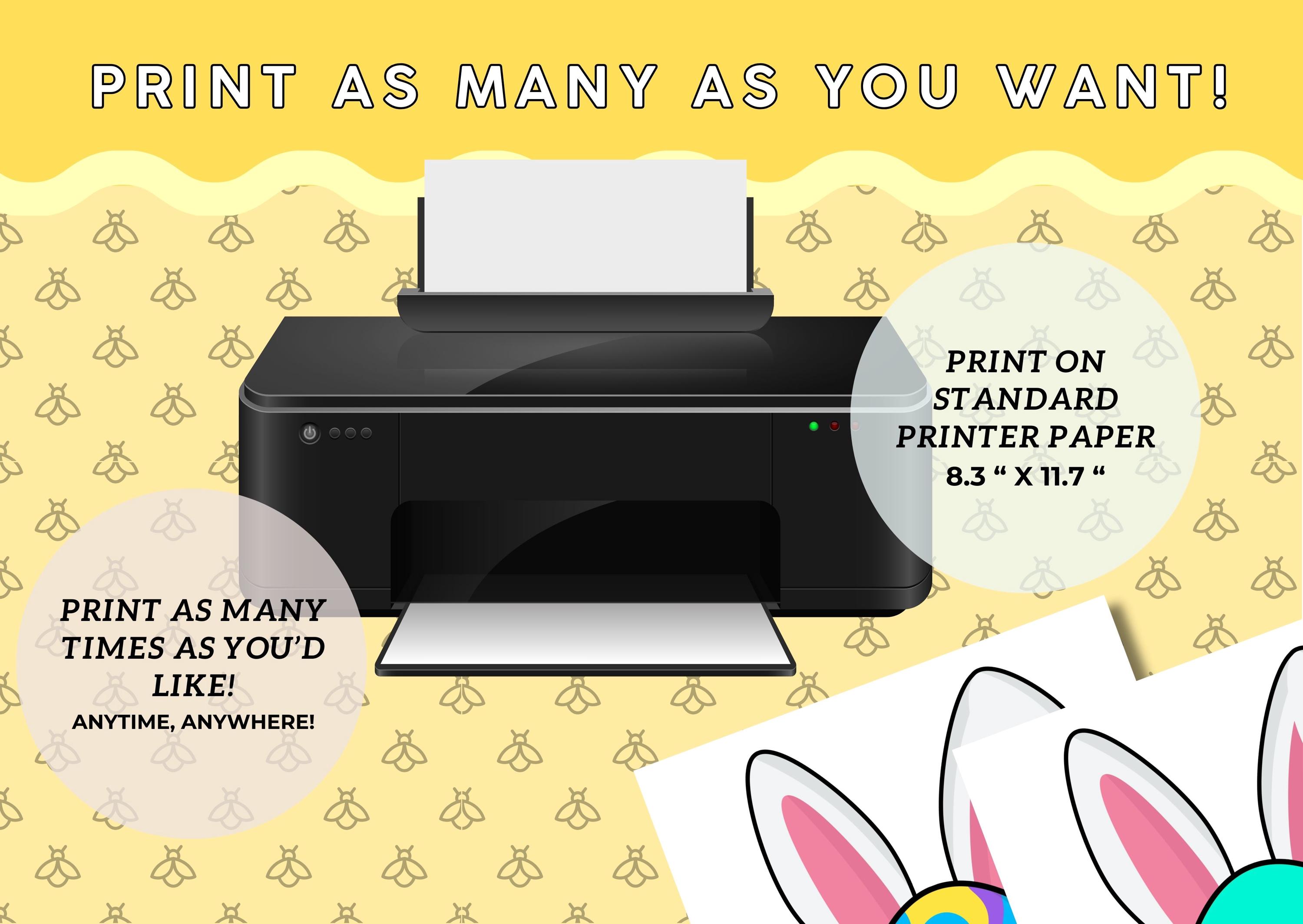 Easter Bunny Eggs Personalised Activity for Kids Easter Craft Preschool ...