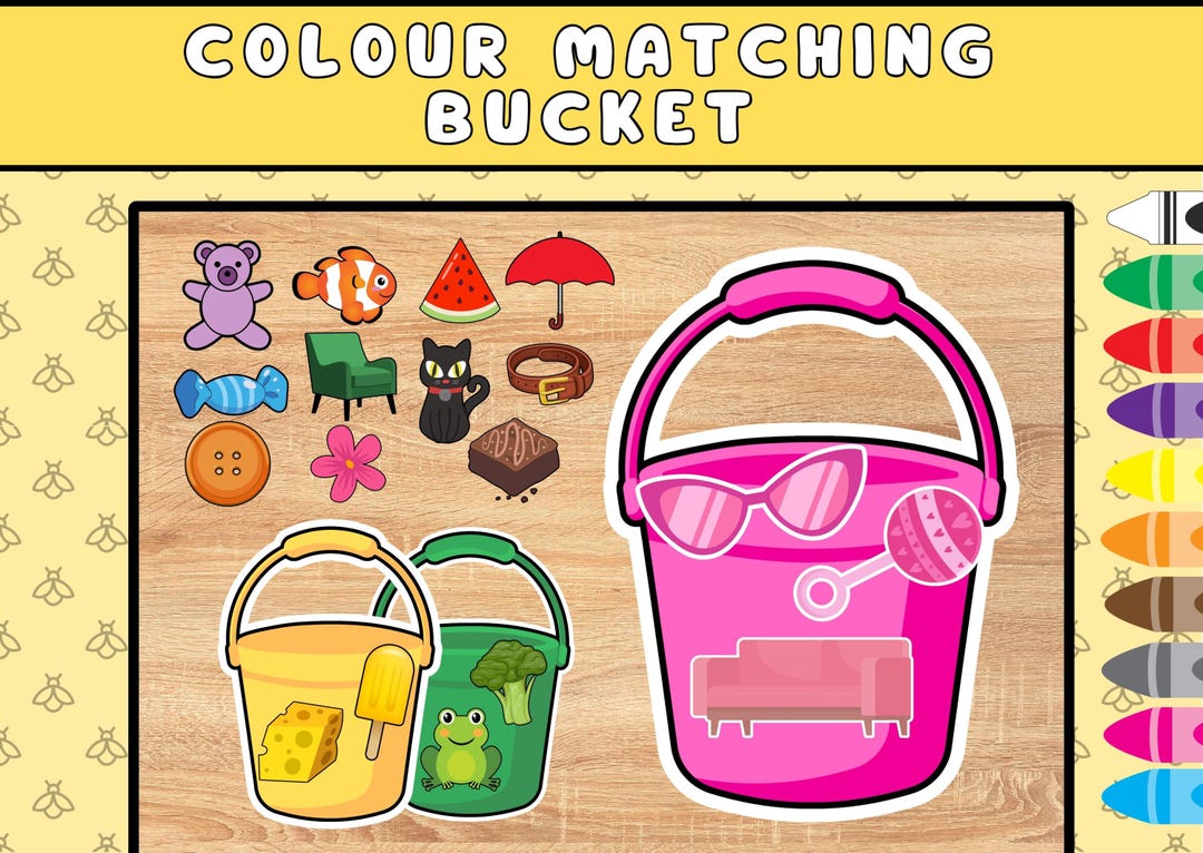 Color Matching Activity for Kids, Montessori Materials for Homeschool ...
