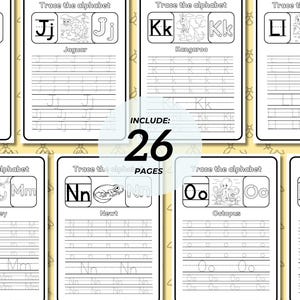 ABC Phonics Upper and Lowercase Tracing Worksheet Preschool ...