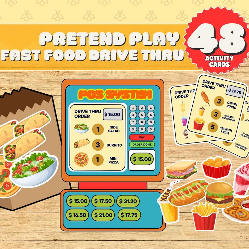 Dramatic Play Food - Etsy