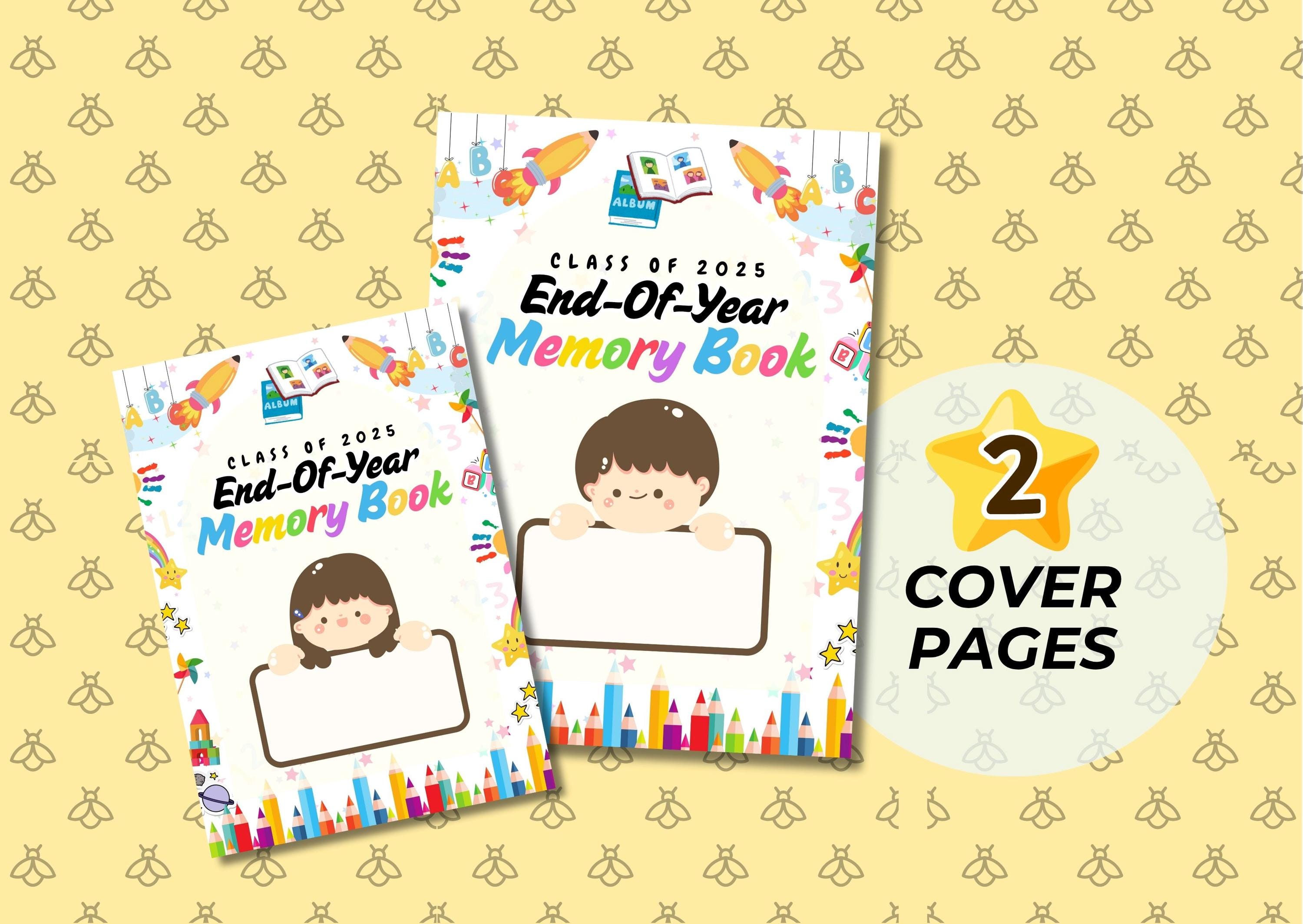 Memory Book End of Year Preschool Printable Graduation Pre-k Keepsake ...