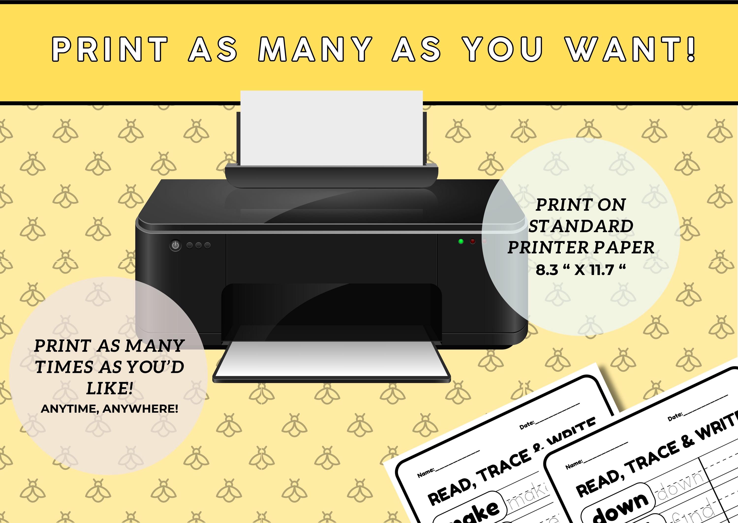 Sight Words Kindergarten Preschool Worksheets Homeschool Activity Pages ...