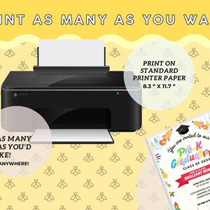 Preschool Graduation Program Template Class of 2025 Pre-k Printable ...