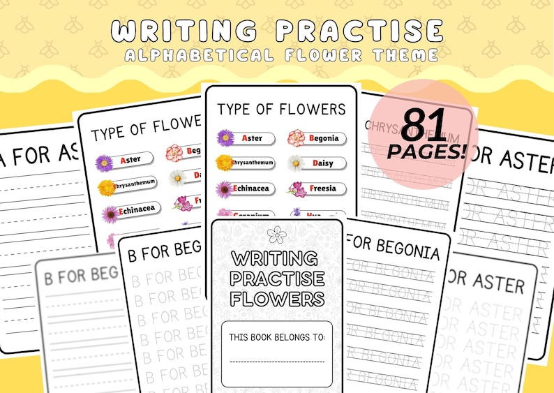 Handwriting Practise Writing Sentences Worksheet Preschool Activity ...