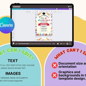 Preschool Graduation Program Template Class of 2025 Pre-k Printable ...