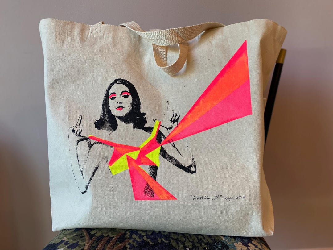 Armor Up! Tote Bag - Screen Printed - Etsy